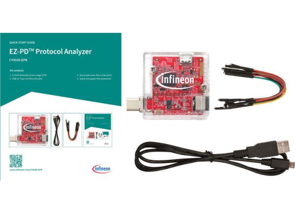CY4500-EPR EZ-PD™ Protocol Analyzer - Infineon Technologies | Mouser