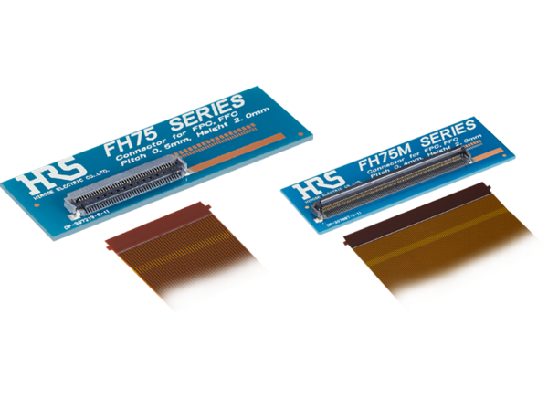 FH75M Automotive-Grade FPC Connectors - Hirose | Mouser