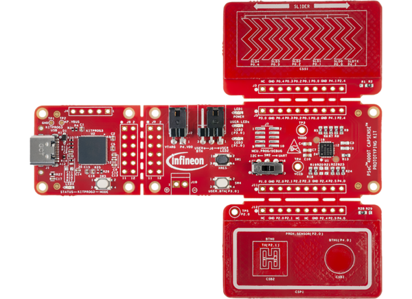 CY8CPROTO-040T PSoC 4000T CAPSENSE Kit - Infineon Technologies | Mouser