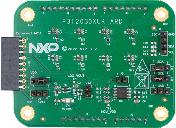 P3T2030xUK Arduino Shield Evaluation Board - NXP Semiconductors | Mouser