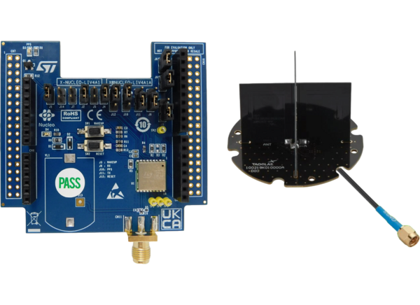 X-NUCLEO-LIV4A1 GNSS Expansion Board - STMicro | Mouser