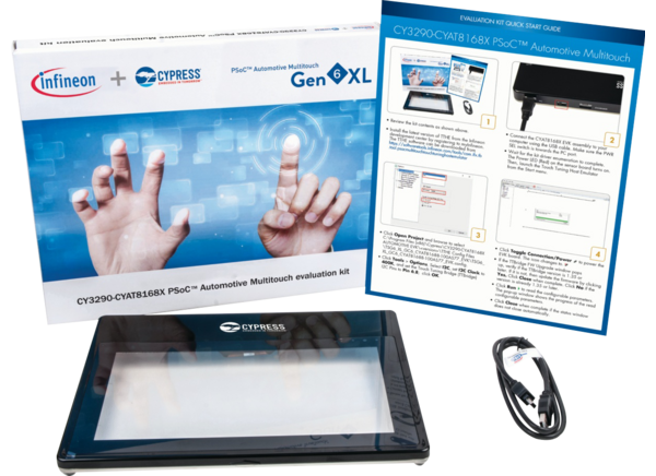 PSoC™ Automotive Multitouch Evaluation Kit - Infineon Technologies | Mouser
