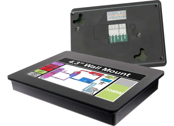 EA HMI 4.3" Modbus RTU/TCP Touch Panel Displays - DISPLAY VISIONS | Mouser