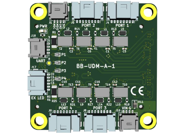 UbiSwitch Baseboard Mini - Amphenol Aerospace | Mouser