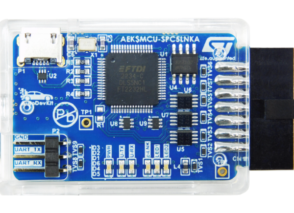 AEK-MCU-SPC5LNK Dongle for SPC58 - STMicro | Mouser
