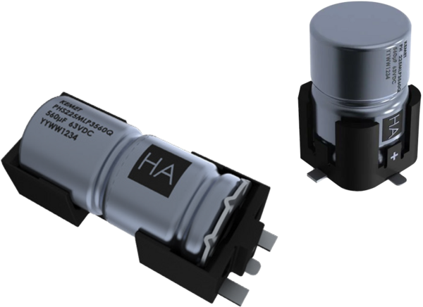 Horizontal & Vertical Hybrid Crown SMD Capacitors - KEMET | Mouser