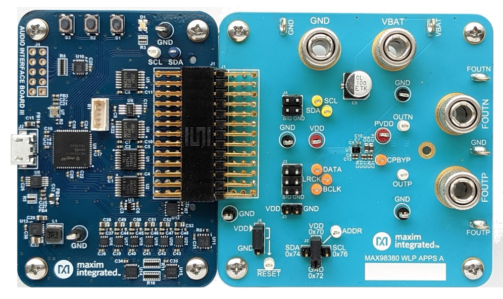 MAX98380EVSYS Evaluation System - Analog Devices / Maxim Integrated | Mouser