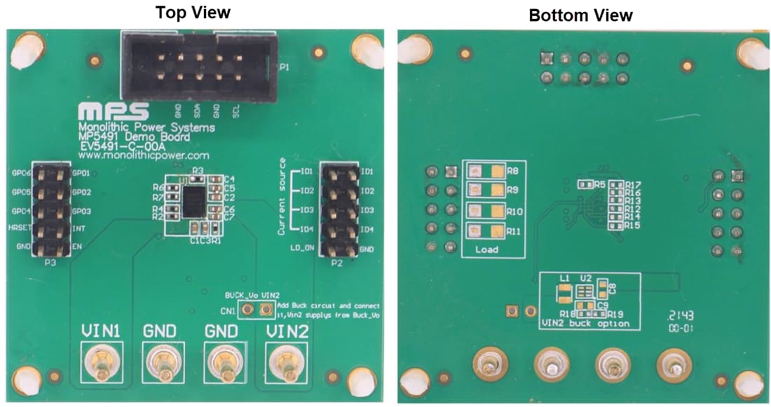 EV5491-C-00A Evaluation Board - MPS | Mouser