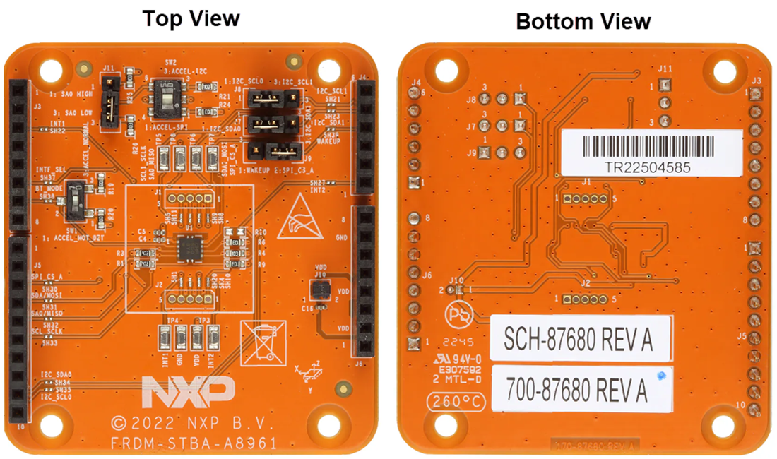 FRDM-STBA-A8961 Sensor Shield Board - NXP Semiconductors | Mouser
