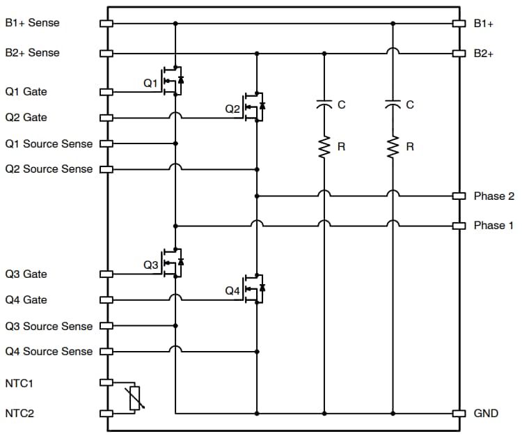 NXV08H350XT1 MOSFET Module - onsemi | Mouser