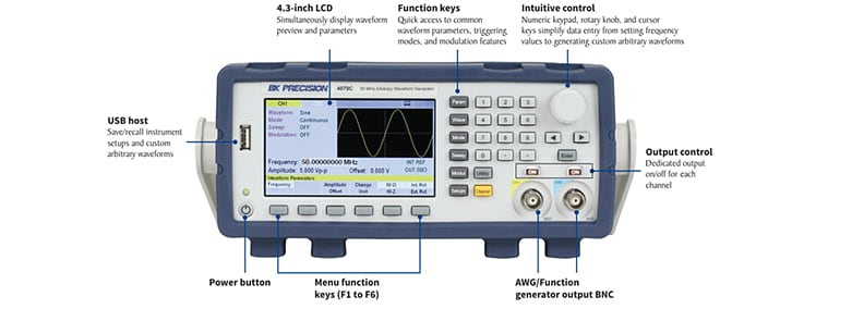 407xC Arbitrary/Function Waveform Generators - B&K | Mouser