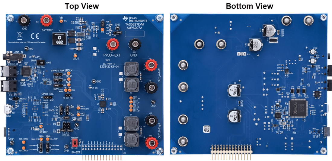 TAS5827EVM Amplifier Evaluation Module (EVM) - TI | Mouser