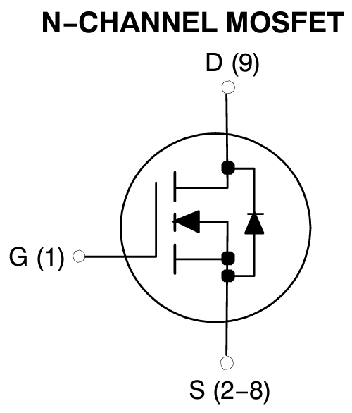NVBLS0D8N08X Single N-Channel Power MOSFETs - onsemi | Mouser