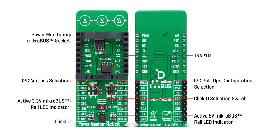 Power Monitor 2 Click - Mikroe | Mouser