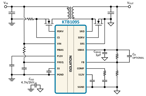 KTB1095 Synchronous Flyback Controller - Kinetic Technologies | Mouser