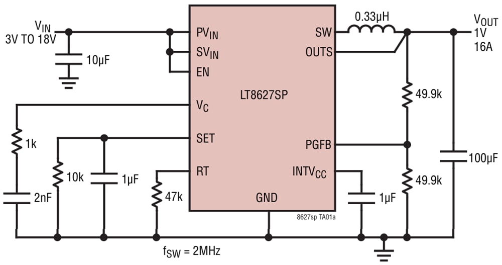 LT8627SP Synchronous Step-Down Regulators - ADI | Mouser