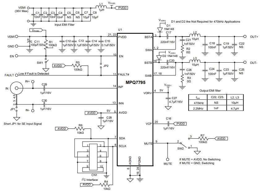 EVQ7795-R-00A Evaluation Board - MPS | Mouser
