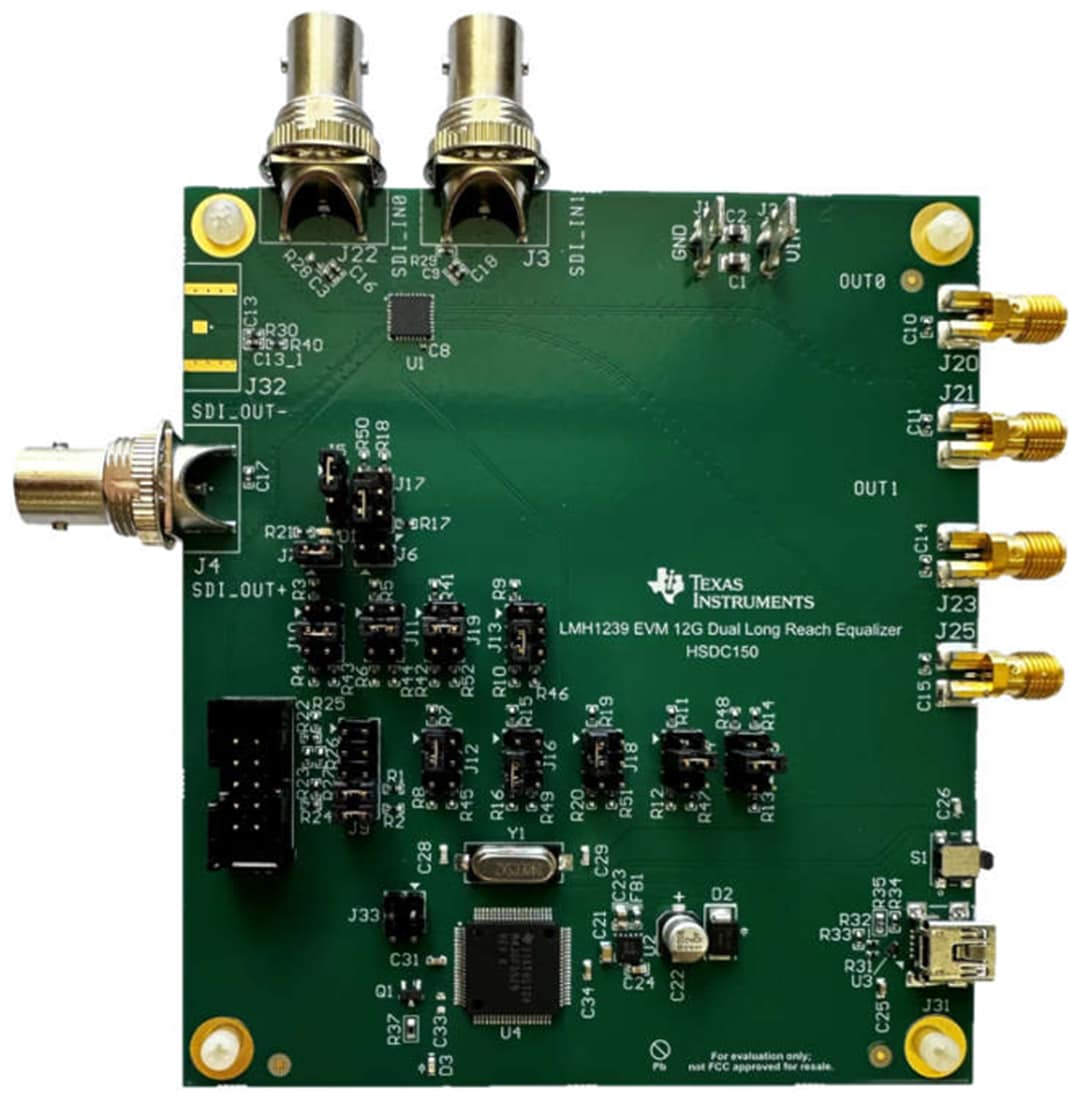 LMH1239EVM Reclocker Evaluation Module (EVM) - TI | Mouser