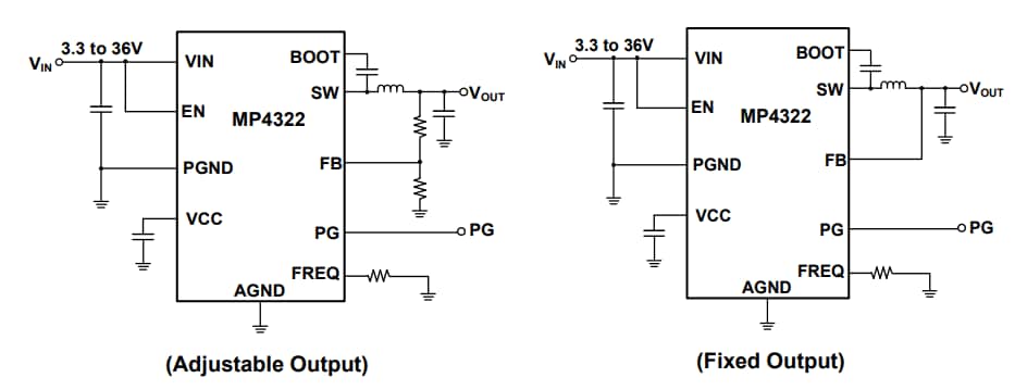 MP4322 Step-Down Switching Converters - MPS | Mouser