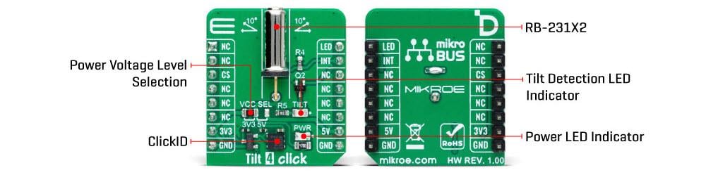 Tilt 4 Click - Mikroe | Mouser