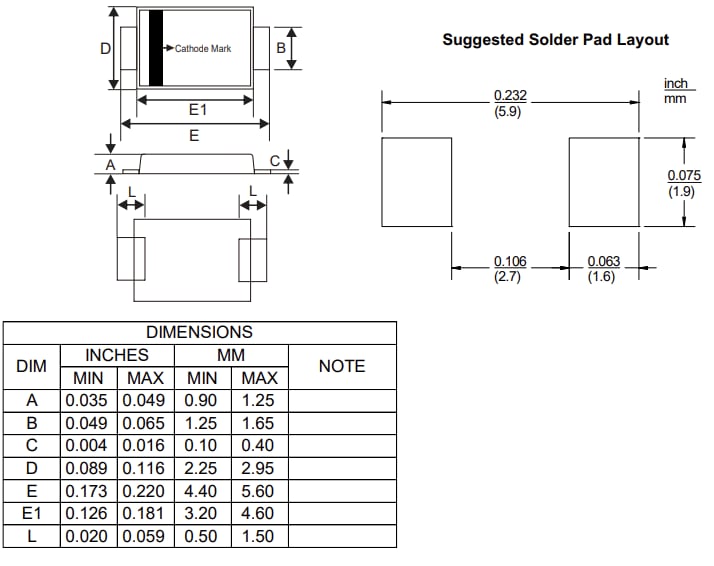 40V to 200V Schottky Barrier Rectifiers - MCC | Mouser