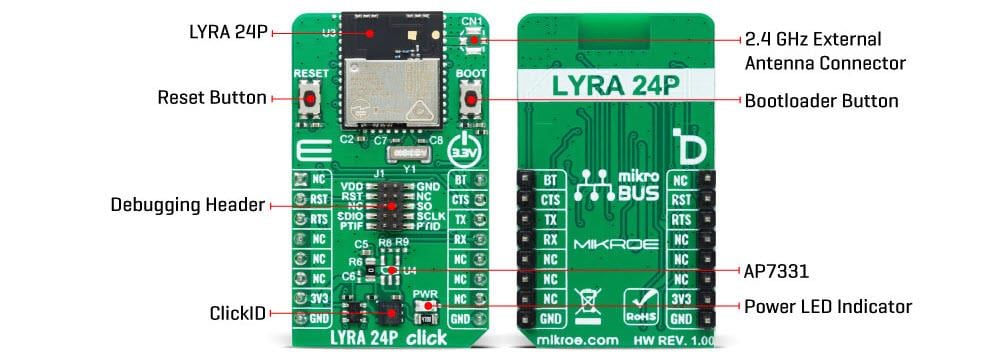 LYRA 24P Click - Mikroe | Mouser