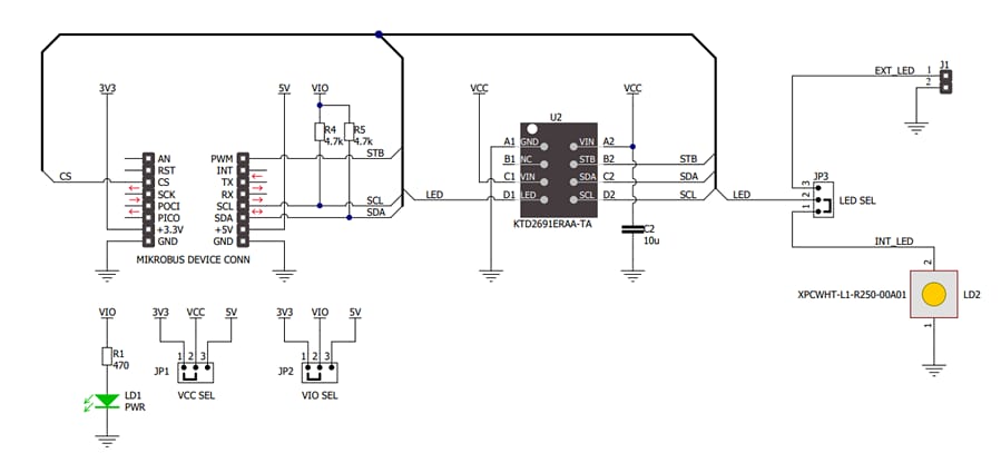 LED Flash 3 Click - Mikroe | Mouser