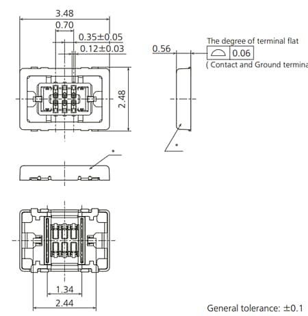 RF4 Narrow Pitch RF Connectors - Panasonic Industrial Devices | Mouser