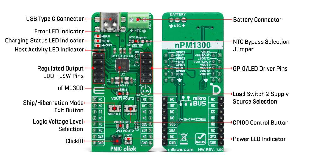 PMIC Click - Mikroe | Mouser
