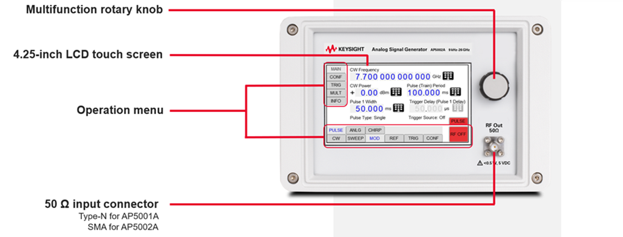 AP500xA RF Analog Signal Generators - Keysight Technologies | Mouser