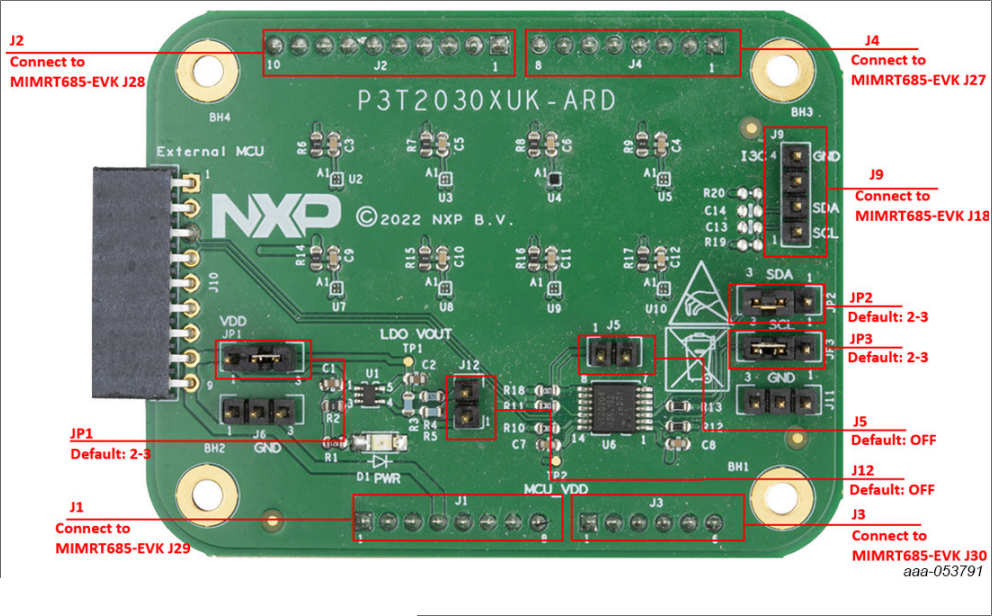 P3T2030xUK Arduino Shield Evaluation Board - NXP Semiconductors | Mouser