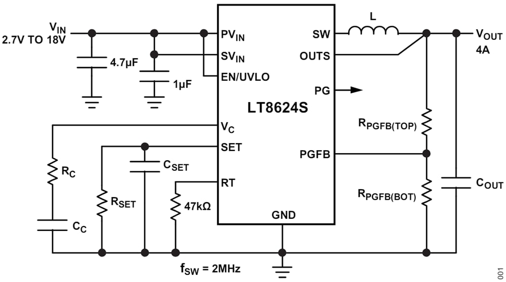 LT®8622S/LT8624S Synchronous Step-Down Regulators - ADI | Mouser