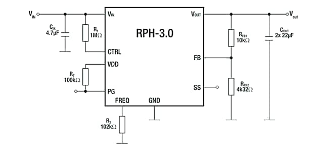 RPH-3.0 Non-Isolated Step-Down Power Module - RECOM Power | Mouser