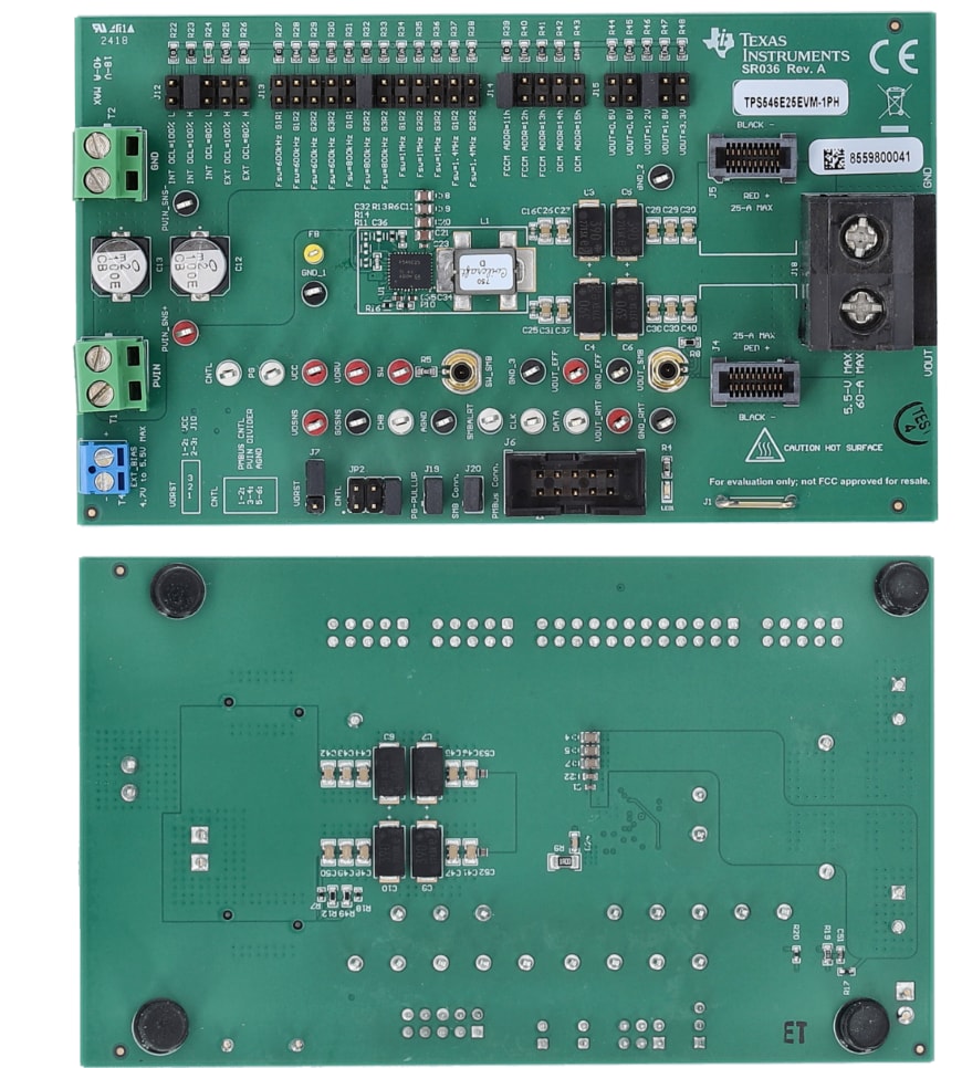 TPS546E25EVM-1PH Evaluation Module - TI | Mouser