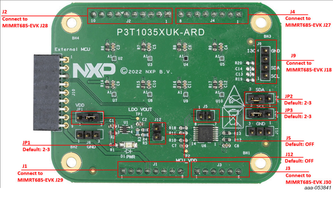 P3T1035xUK Arduino® Shield Evaluation Board - NXP Semiconductors | Mouser