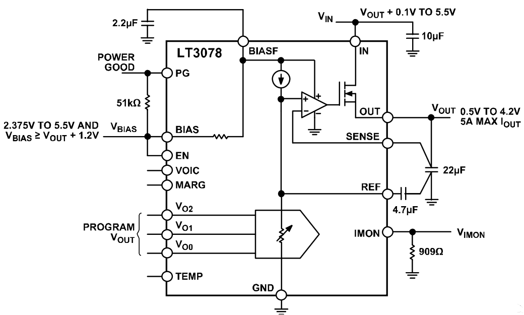 LT3078 Ultra-Low Noise Linear Regulators - ADI | Mouser
