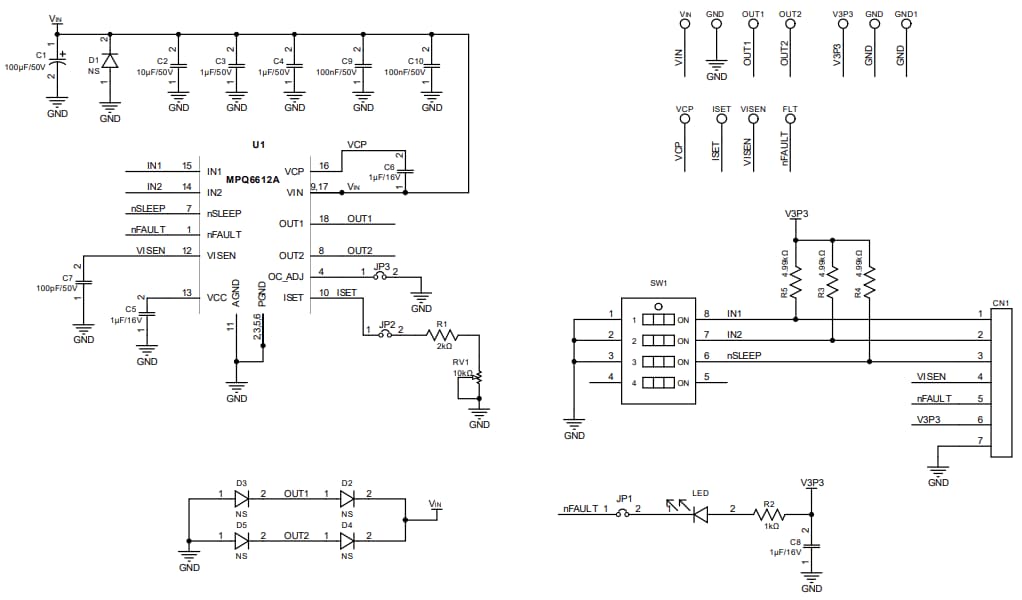 EVQ6612A-L-00A Evaluation Board - MPS | Mouser