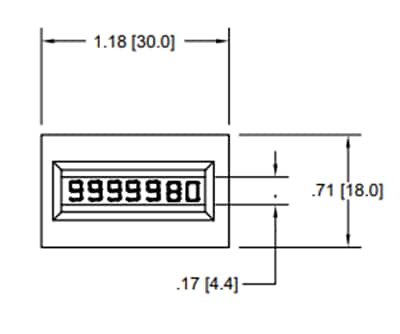 40 Series Electromechanical Totalizers - Trumeter | Mouser