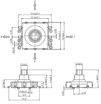 MU Multidirectional Switches - Apem | Mouser