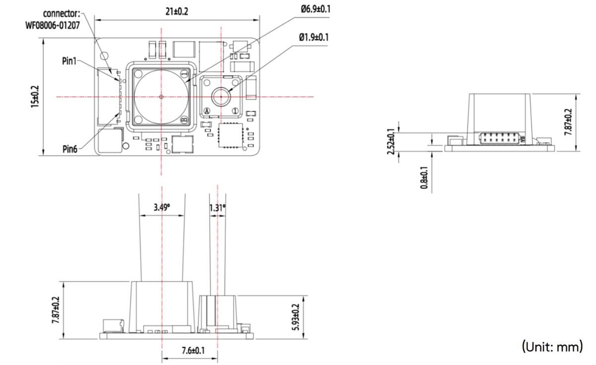 TFS20-L Single-Point LiDAR - Benewake | Mouser