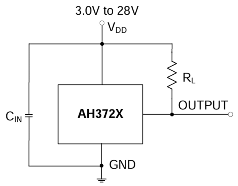 AH372x High-Voltage Hall-Effect Latch - Diodes Inc | Mouser