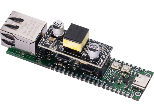 W5500-EVB-Pico-POE Evaluation Board - WIZnet | Mouser