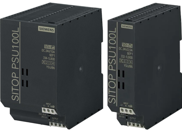 SITOP PSU100L Single-Phase DIN-Rail Power Supplies - Siemens | Mouser