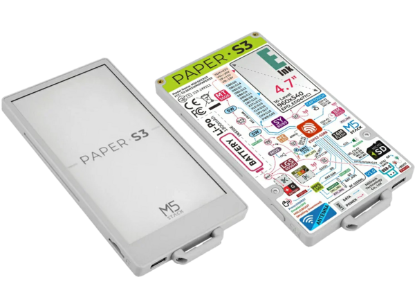 PaperS3 Touchscreen Low-Power e-Ink Display - M5Stack | Mouser