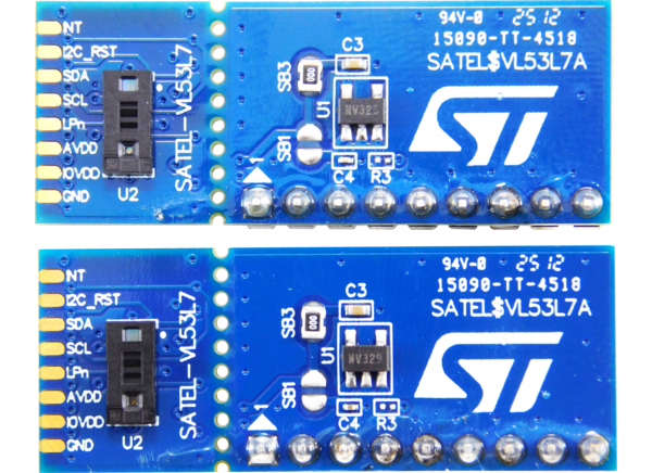 SATEL-VL53L7 Breakout Board - STMicro | Mouser