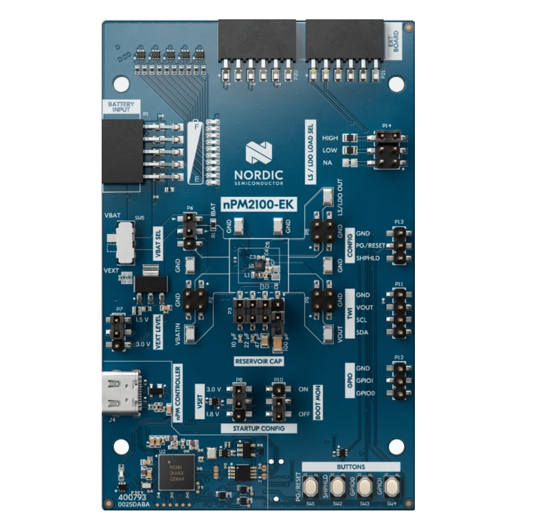 nPM2100 EK Evaluation Kit - Nordic | Mouser
