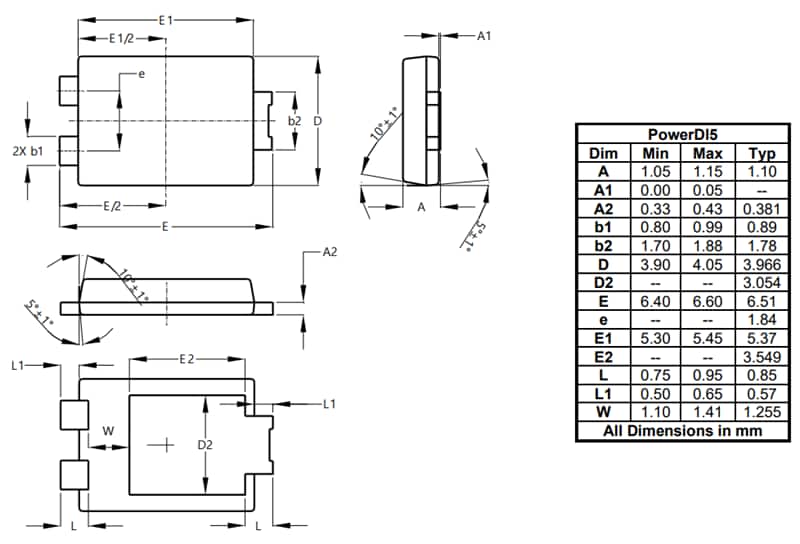 DTH1006P5 Glass Passivated Fast Recovery Rectifier - Diodes Inc | Mouser