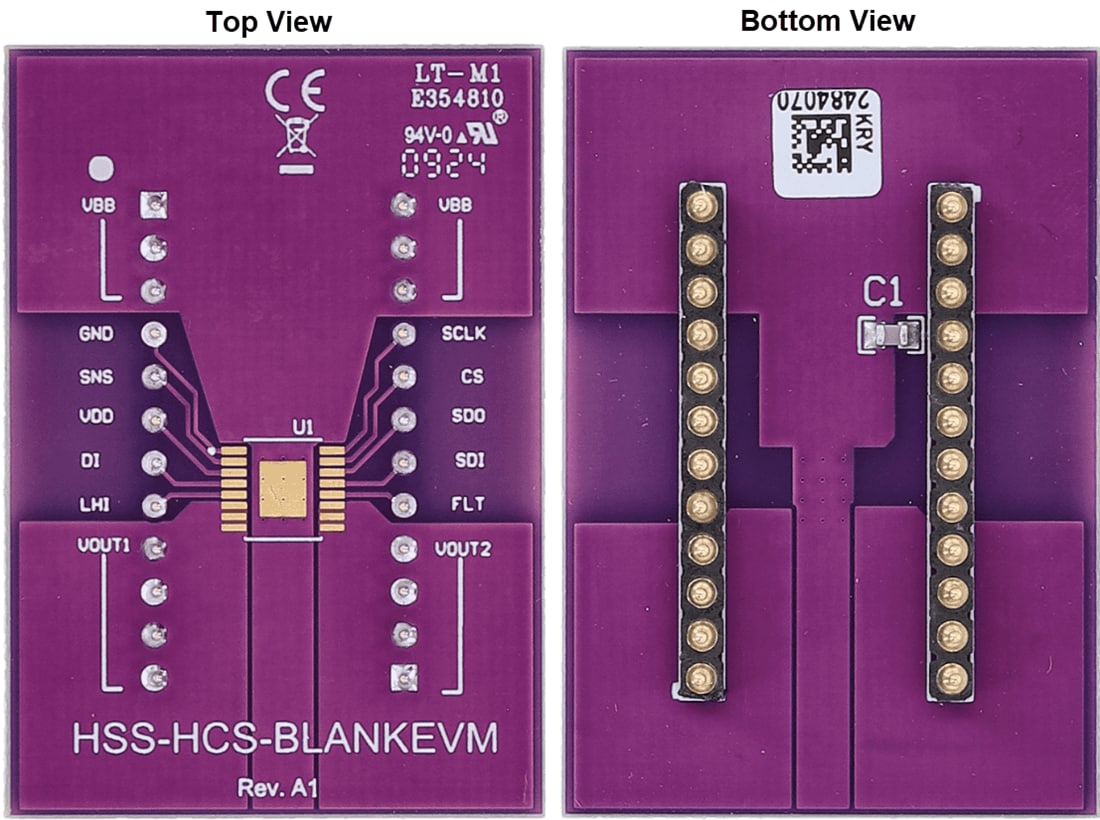 HSS-HCS-BLANKEVM Smart Fuse Daughtercard - TI | Mouser