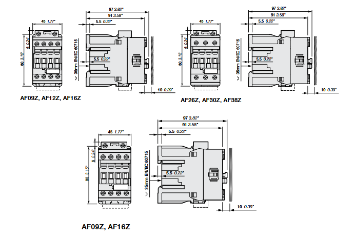 AF Contactors - ABB | Mouser