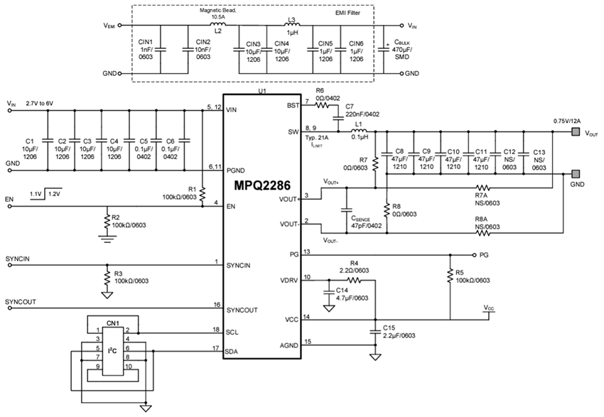 EVQ2286-L-00A Evaluation Board - MPS | Mouser